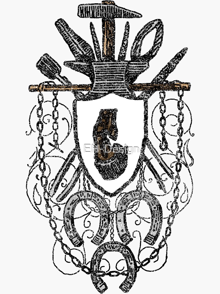 "farrier" Sticker by EH-Design | Redbubble