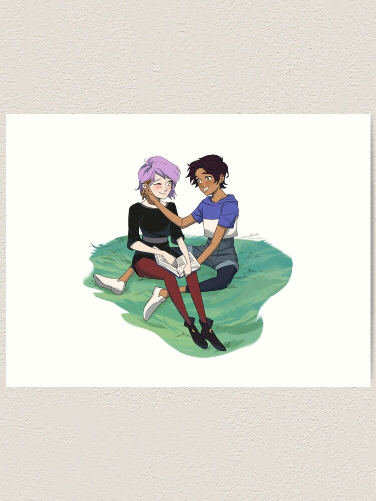 "Lumity the owl house" Art Print for Sale by TanGay | Redbubble