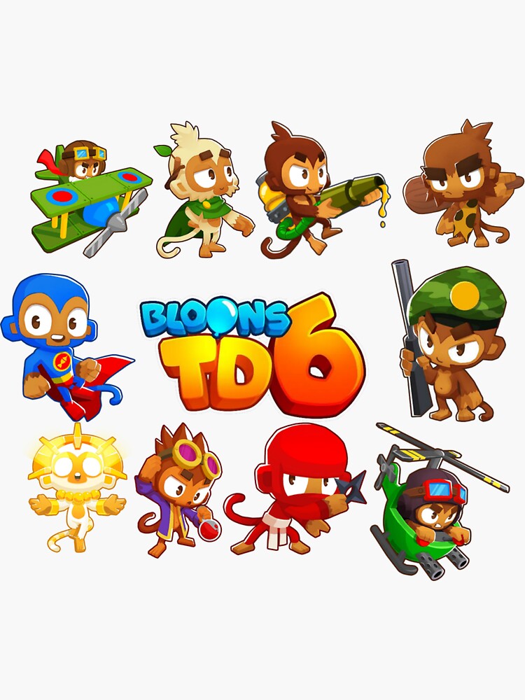 "BTD6 Compilation" Sticker by AkzuDesign | Redbubble