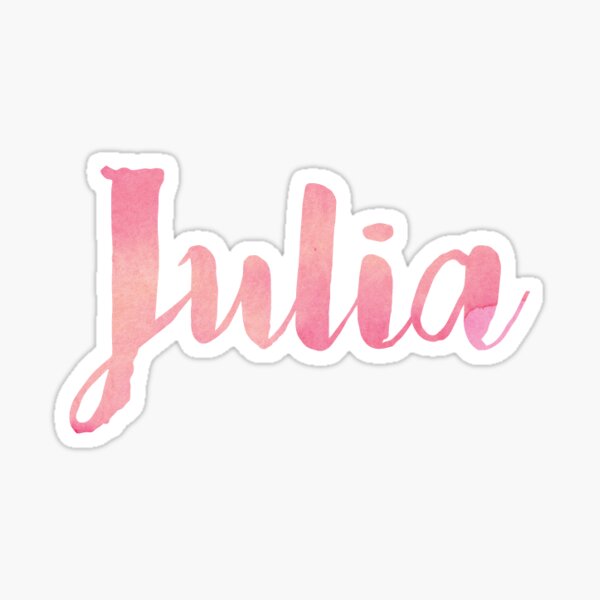 Julia Stickers | Redbubble