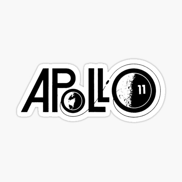 "Apollo 11 Logo" Sticker for Sale by Beleg17 | Redbubble