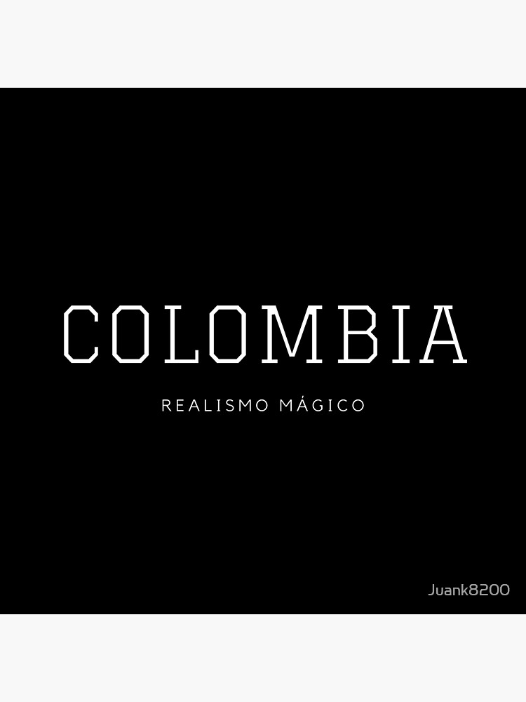 "Colombia magic realism logo." Poster by Juank8200 | Redbubble
