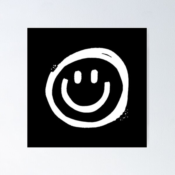 Cara Feliz En Blanco Y Negro