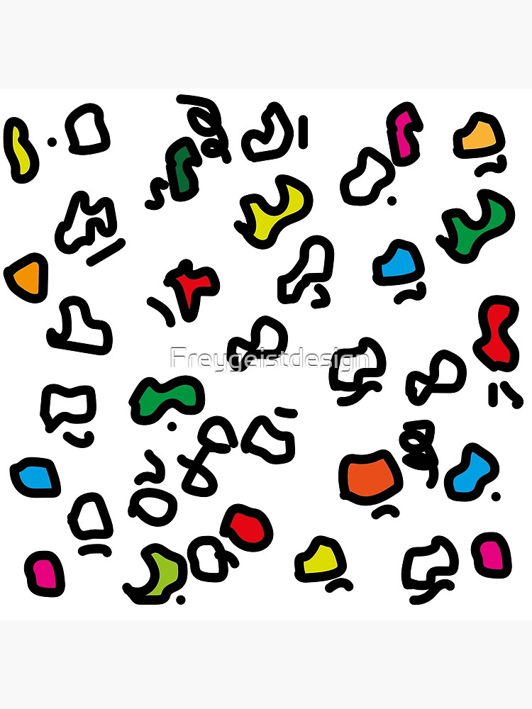 "Funny shapes" Poster for Sale by Freygeistdesign | Redbubble
