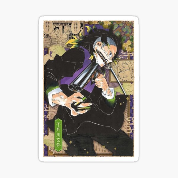 "GENYA SHINAZUGAWA" Sticker by PrinceMcGlynn | Redbubble