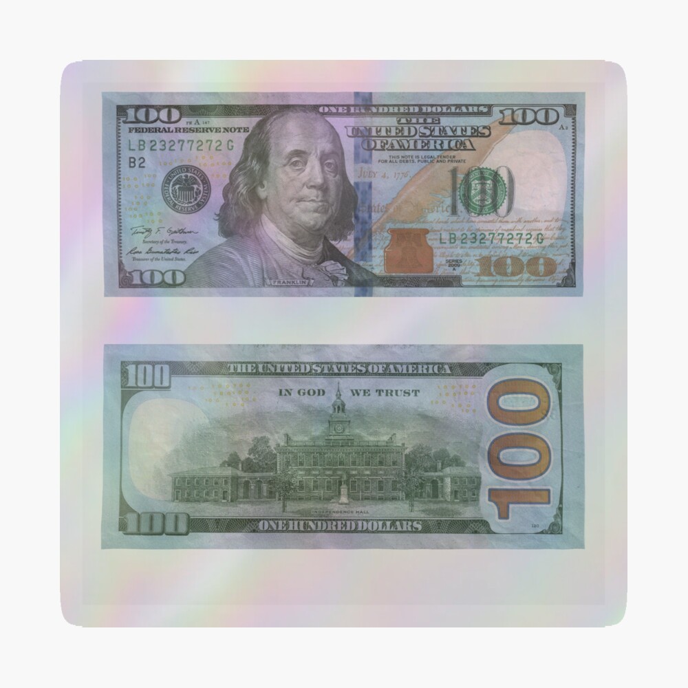 100 Dollar Bill Printable Actual Size Printable Realistic $100 Bills