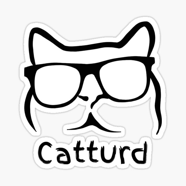 "Catturd" Sticker by Smailsmile | Redbubble