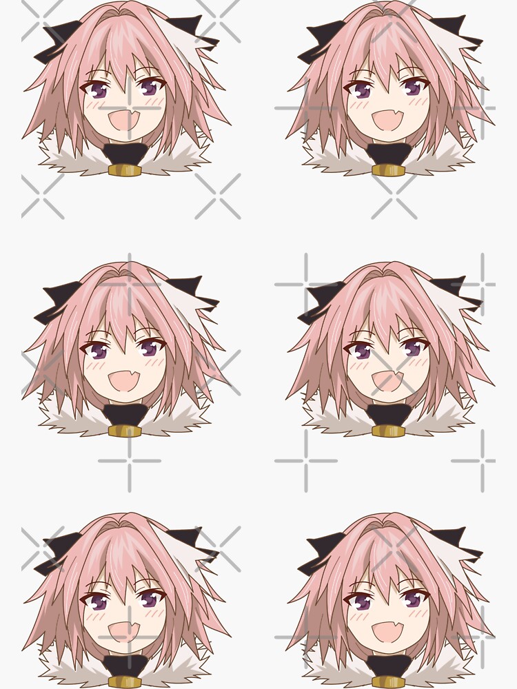 Pegatina «Astolfo FGO stickers pack fanart de horoharo» de horo-haro ...