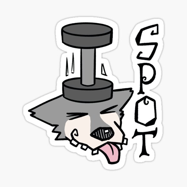 "SPOT! " Sticker for Sale by SkunkHotel | Redbubble