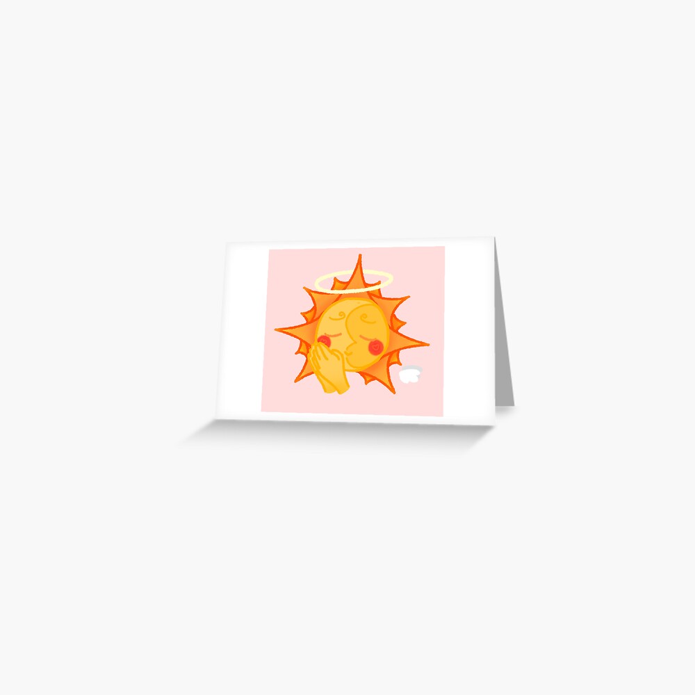 "Praying Sundrop emoji " Greeting Card by SimpinStarlight | Redbubble