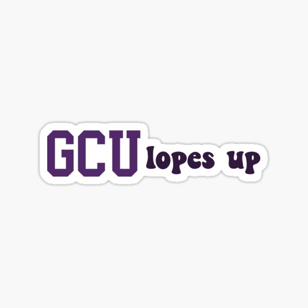 "GCU lopes up baseball logo merch Grand Canyon university " Sticker for ...