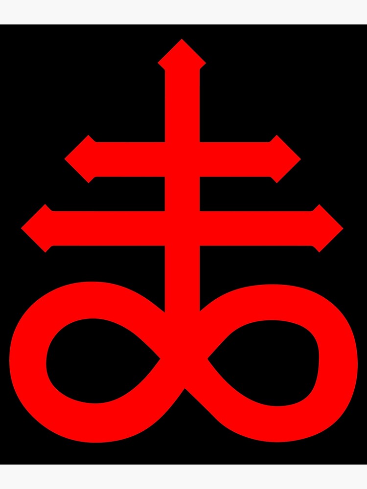 "Satanic Cross Leviathan's Cross" Art Print by JacknightW | Redbubble