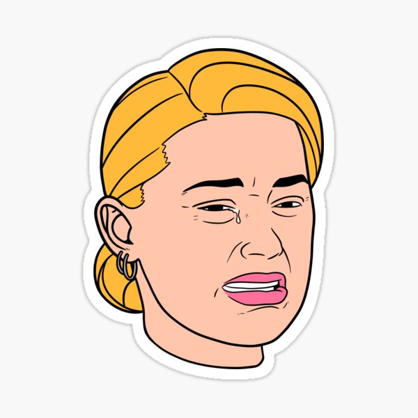 "Amber Heard Lying" Sticker for Sale by PirateLoafy | Redbubble