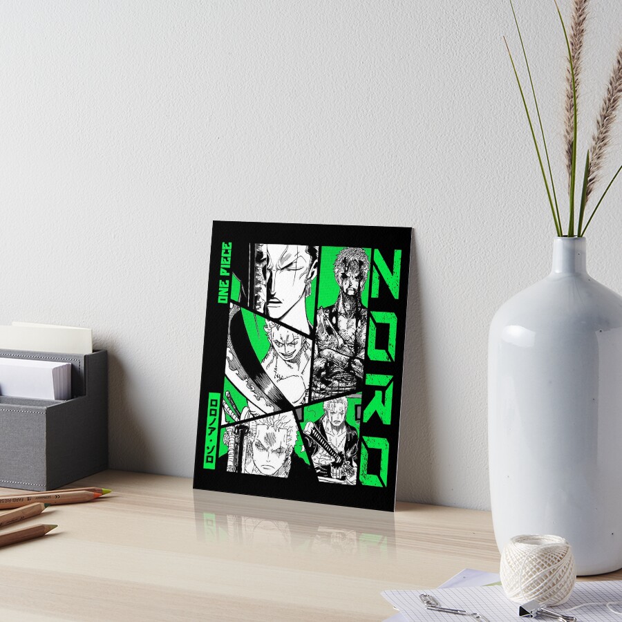 Zoro Manga Panel Art Board Print By Nivrowide Redbubble