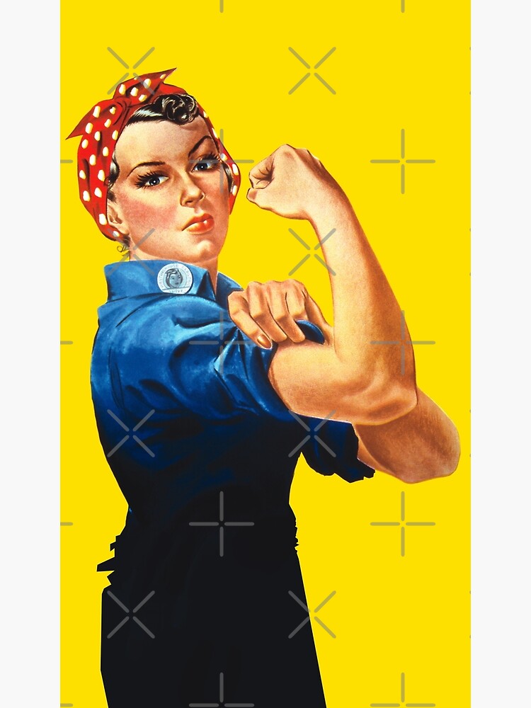 "Rosie The Riveter Retro Style design" Art Print by Garaga | Redbubble