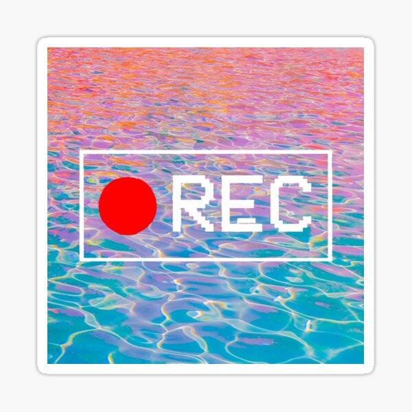 "recording" Sticker for Sale by coolstuffbyjay | Redbubble