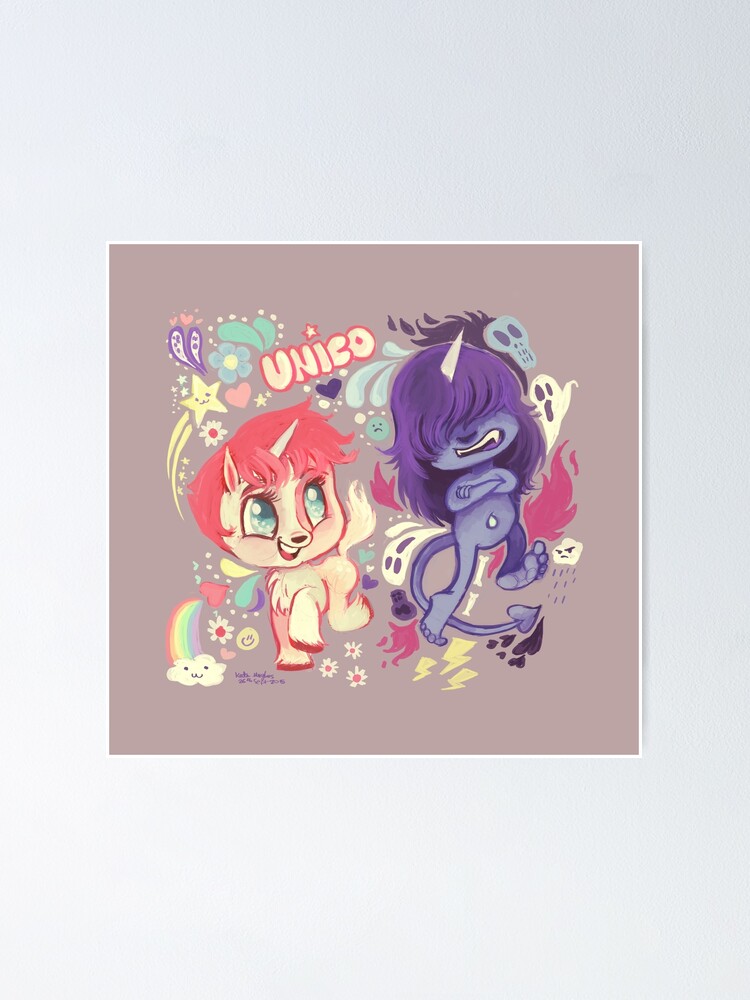 "Unico and Beezle" Poster by katersgonnakate | Redbubble