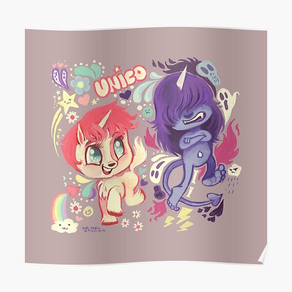 "Unico and Beezle" Poster by katersgonnakate | Redbubble