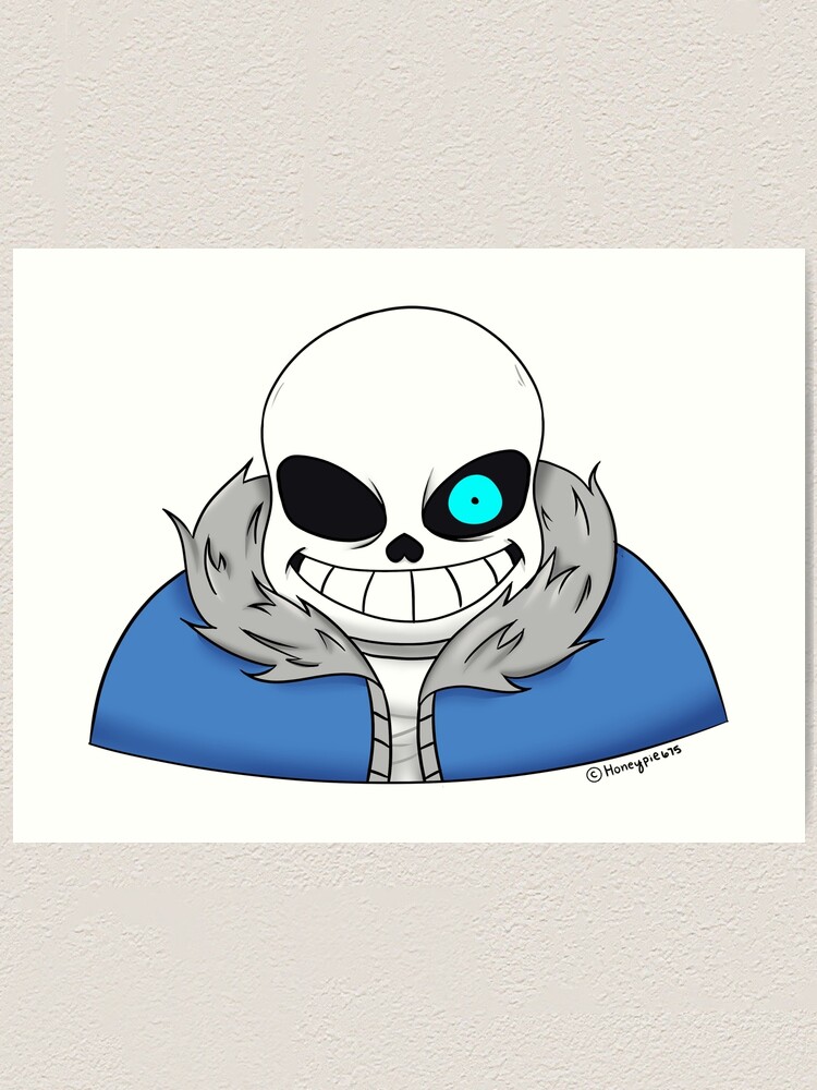 "Sans - Undertale" Art Print by Honeypie675 | Redbubble