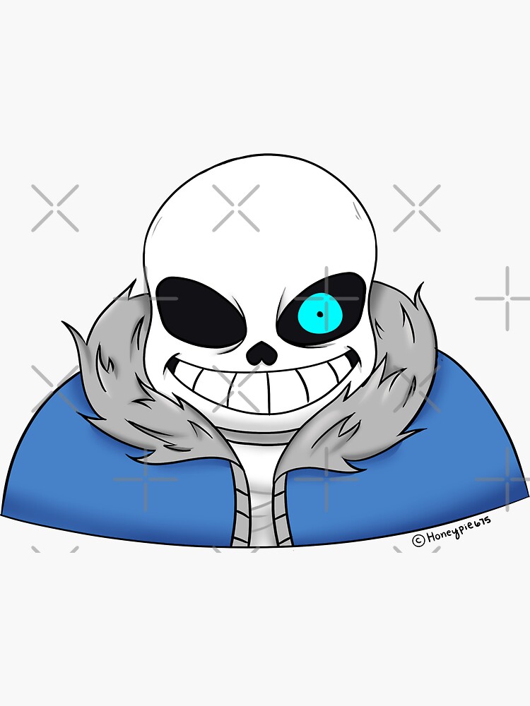 "Sans - Undertale" Sticker for Sale by Honeypie675 | Redbubble