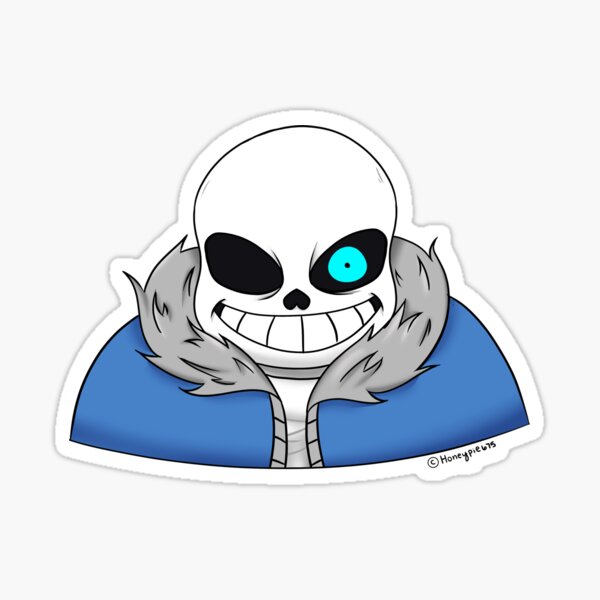 "Sans - Undertale" Sticker for Sale by Honeypie675 | Redbubble