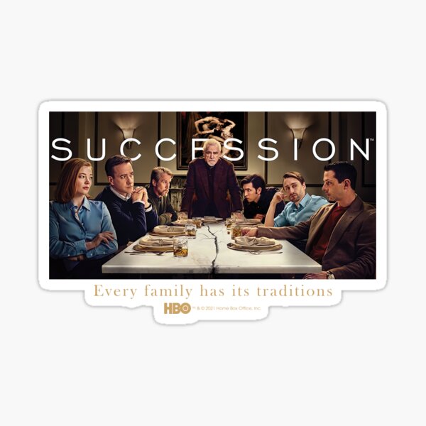 "succession" Sticker for Sale by ReinholdMenzel | Redbubble