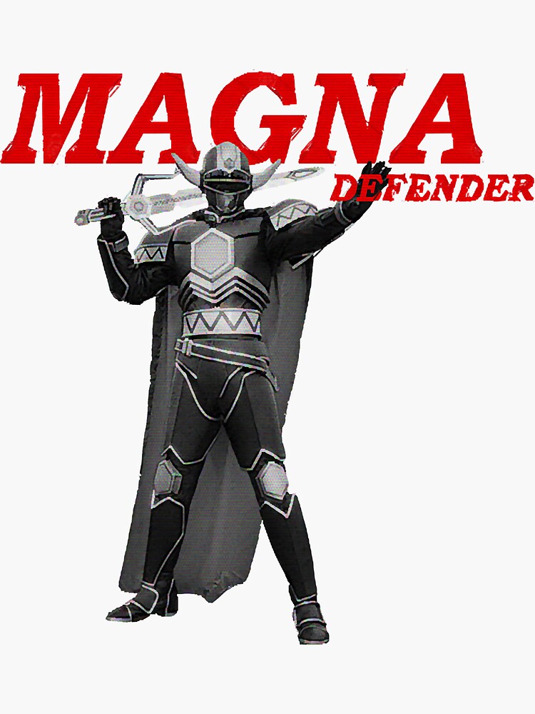 "Power Rangers - Magna Defender " Sticker by SusanYoun72977 | Redbubble