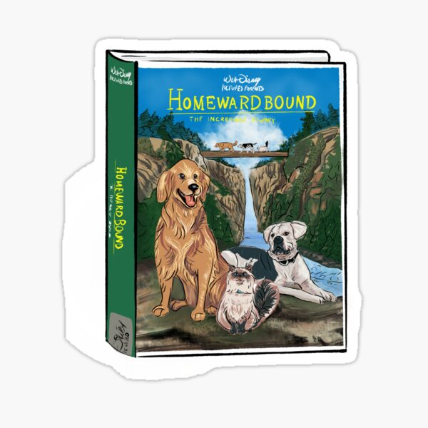 "Homeward Bound " Sticker by AmyNewBlue | Redbubble