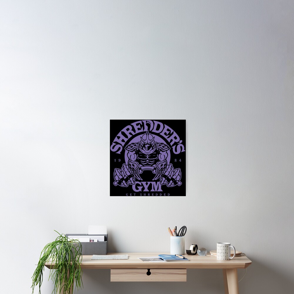 "SHREDDER TMNT" Poster for Sale by NorbertCarroll | Redbubble
