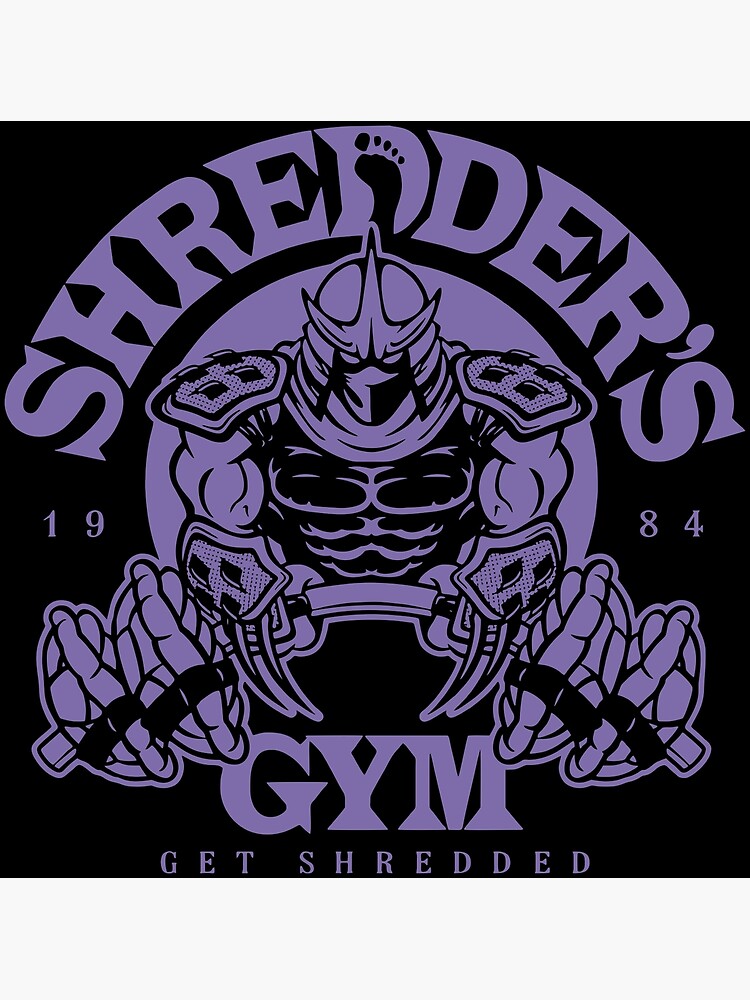 "SHREDDER TMNT" Poster for Sale by NorbertCarroll | Redbubble