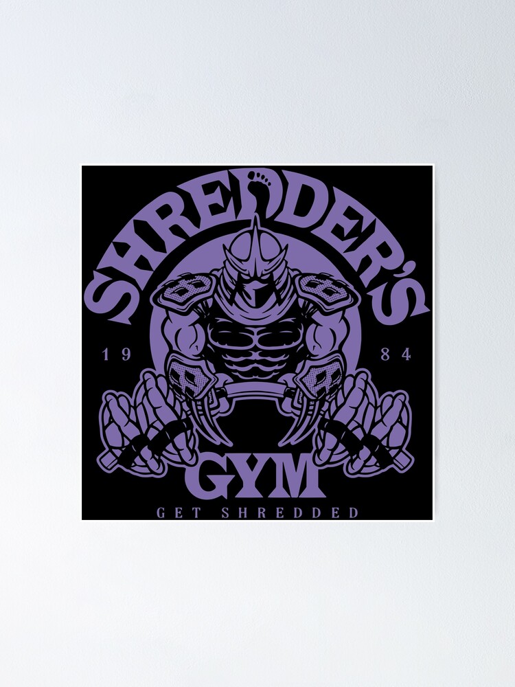 "SHREDDER TMNT" Poster for Sale by NorbertCarroll | Redbubble