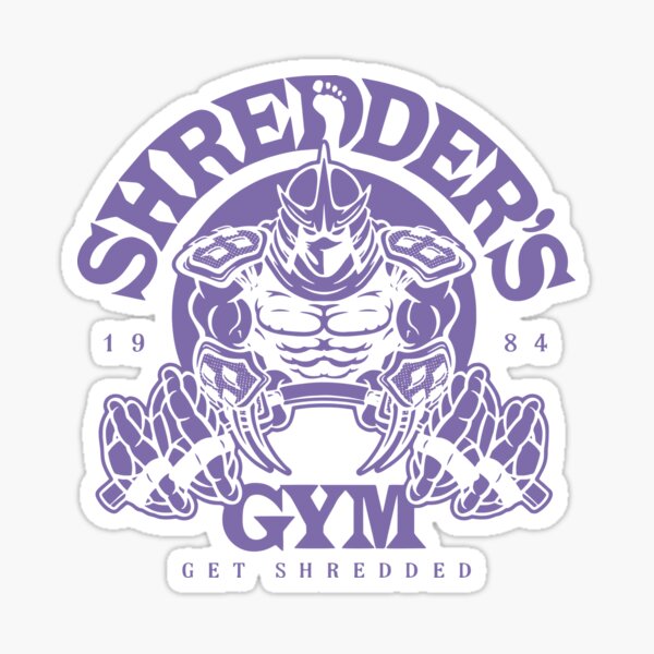 "SHREDDER TMNT" Sticker for Sale by NorbertCarroll | Redbubble
