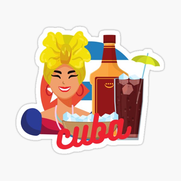 "Cuba Decal" Sticker for Sale by Dekal | Redbubble