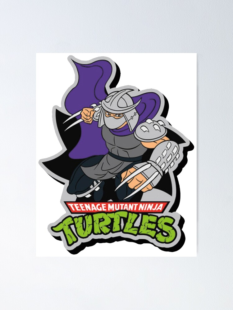 "SHREDDER TMNT" Poster for Sale by NorbertCarroll | Redbubble