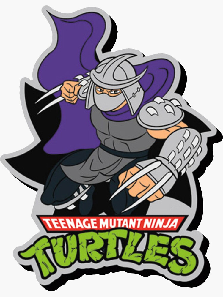 "SHREDDER TMNT" Sticker by NorbertCarroll | Redbubble