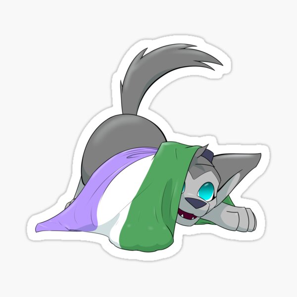 "Arthur with Genderqueer Pride Flag" Sticker for Sale by Desrasaela ...