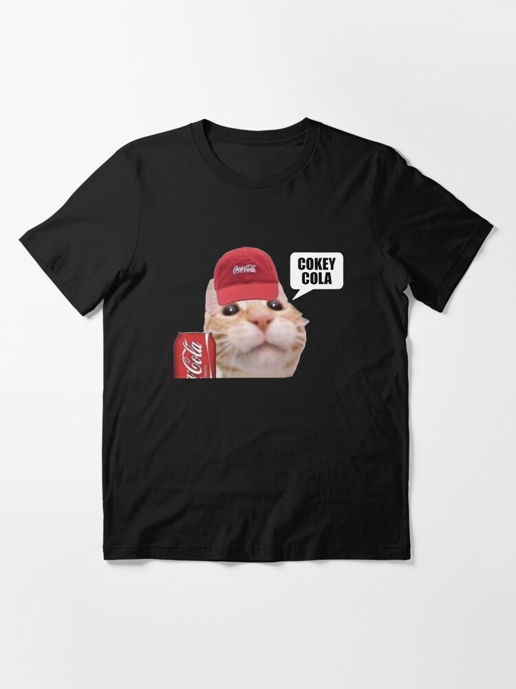 "Cokey Cola Funny Cat Meme Face ( Fanter )" T-shirt by fomodesigns ...