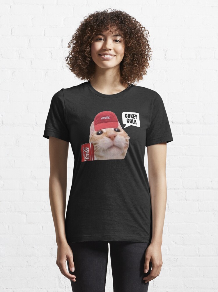 "Cokey Cola Funny Cat Meme Face ( Fanter )" T-shirt by fomodesigns ...