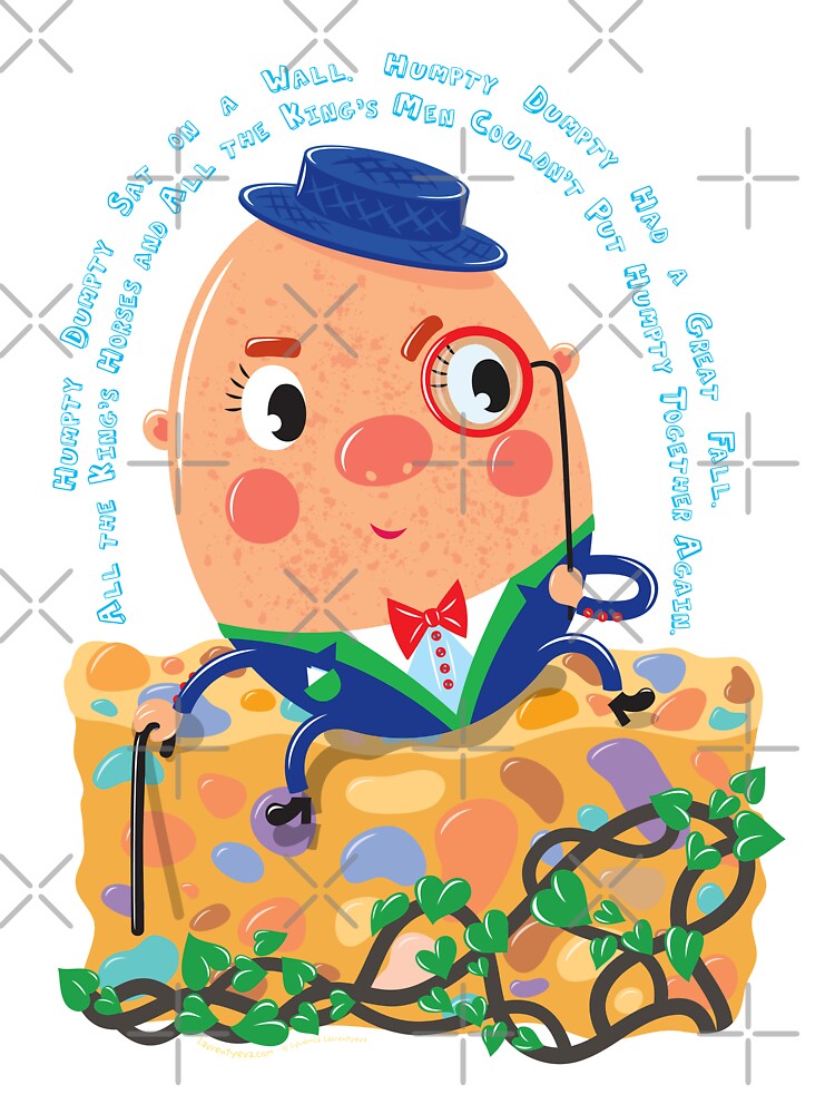 "Humpty Dumpty" Poster by Lyuda | Redbubble