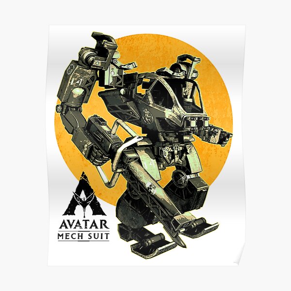 "Avatar Mech Suit Army Green" Poster for Sale by HexOne | Redbubble