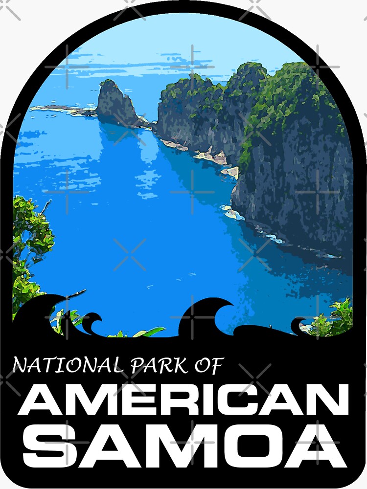 "american samoa national park_ national park of american samoa" Sticker ...