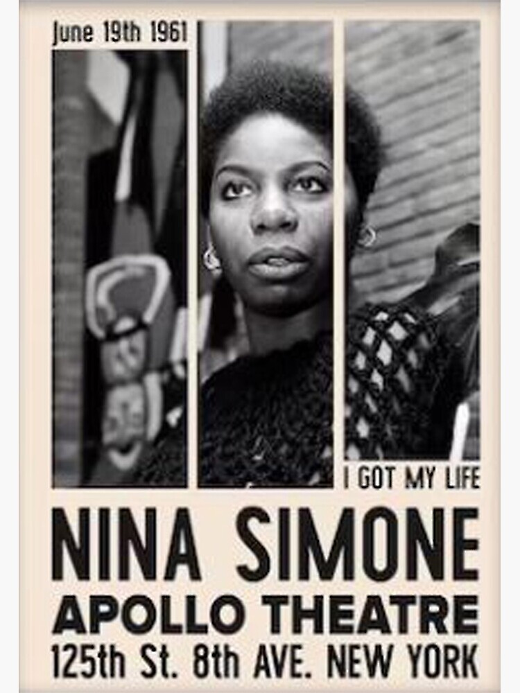 "Nina Simone poster" Poster for Sale by lewisajamesing | Redbubble