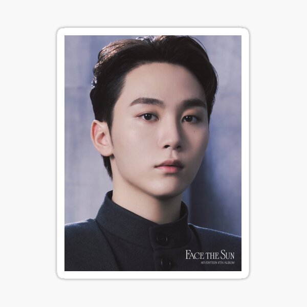 "Seventeen Seungkwan "Face the Sun"" Sticker by HaloHaloShine | Redbubble