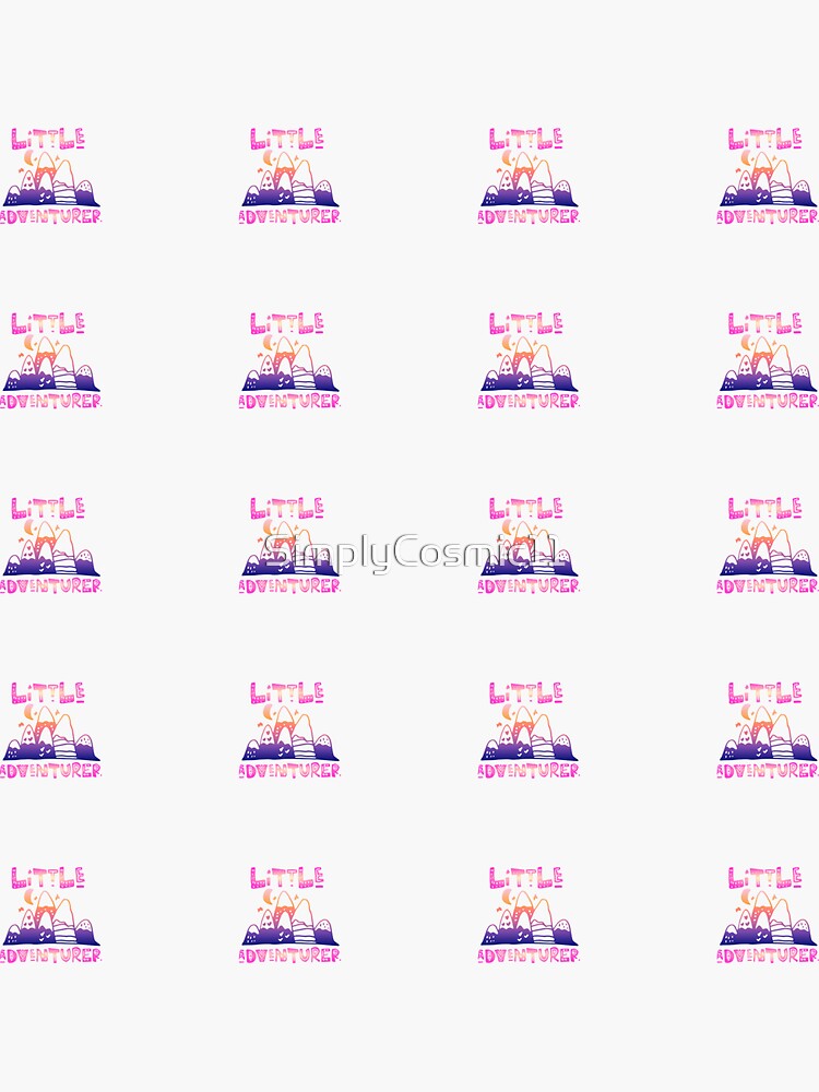 "Little Adventurer" Sticker for Sale by SimplyCosmic11 | Redbubble