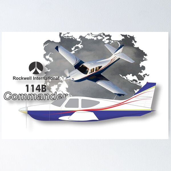 "Rockwell Commander 114" Poster for Sale by GregThompson | Redbubble
