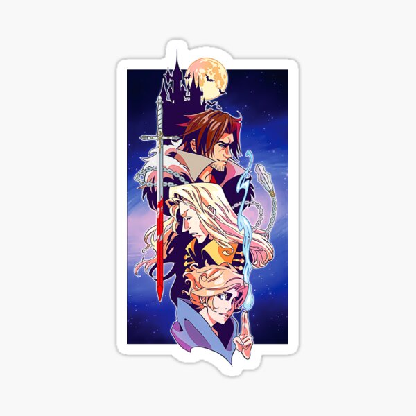 "Castlevania Castlevania games" Sticker by colascaged | Redbubble