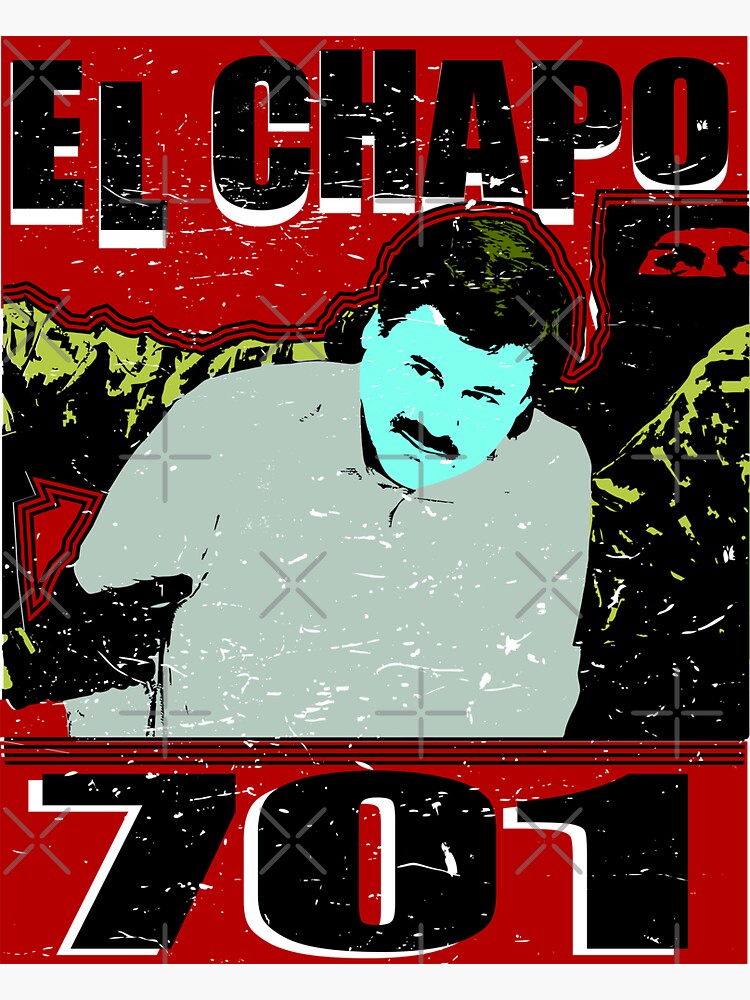 "El Chapo" Sticker by BOOST88s | Redbubble