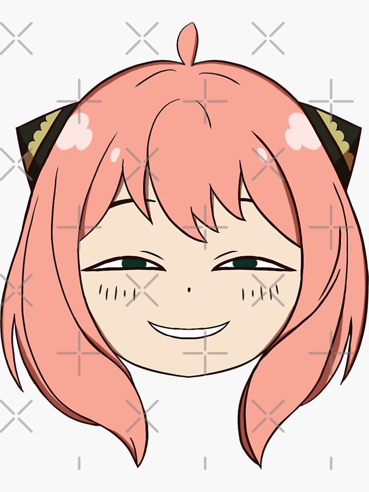 Sticker « Anya Smug Face - Fanart de la famille Spy X », par aeeenry ...