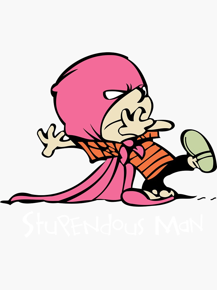 "Calvin and Hobbes Stupendous Man" Sticker for Sale by lasioramani ...