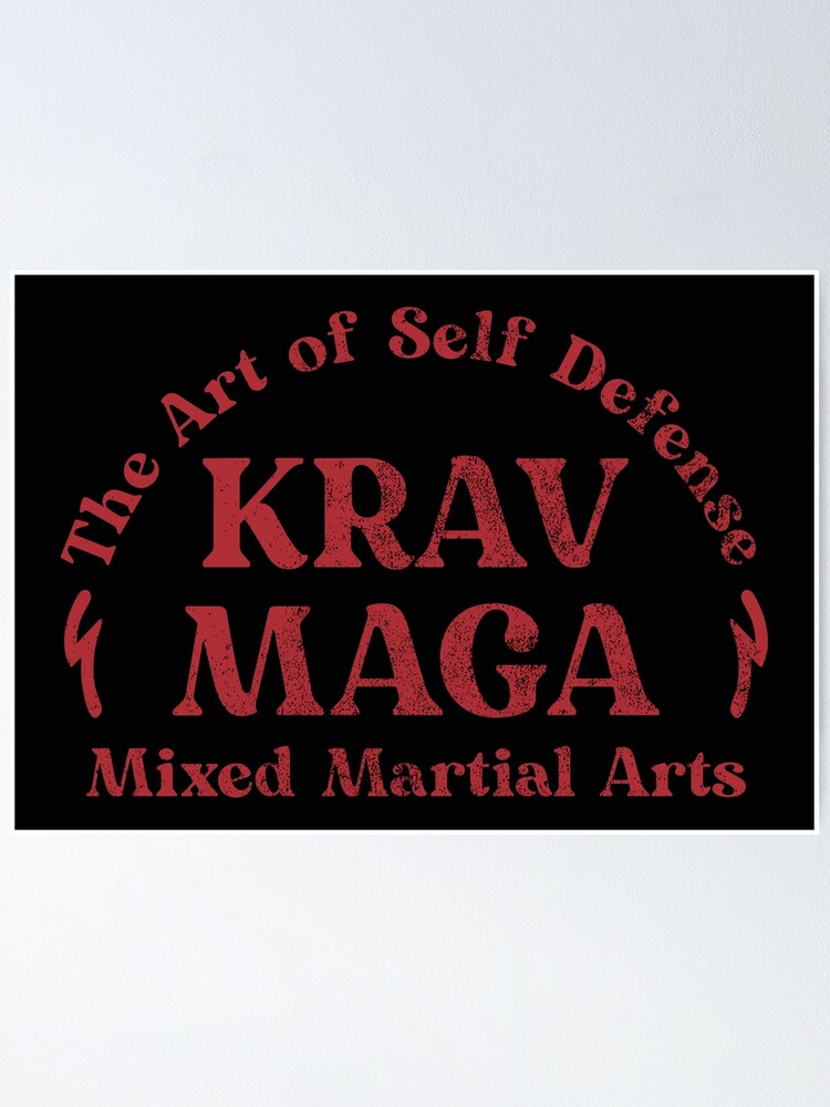 "KRAV MAGA" Poster for Sale by KakungElhasief | Redbubble